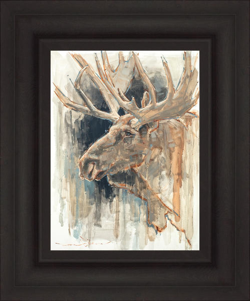 Shades of Nature by Dan Wilson painting of a moose – Dan Wilson Art