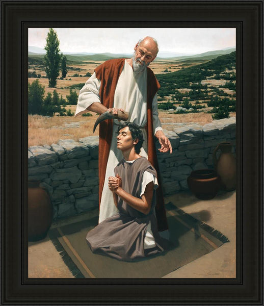 Samuel Anointing David Temple Artist Proof – Dan Wilson Art